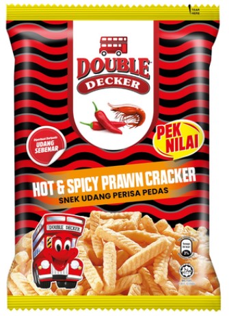 Mamee Double Decker Hot & Spicy Prawn Cracker/80g – Davely's Asian ...