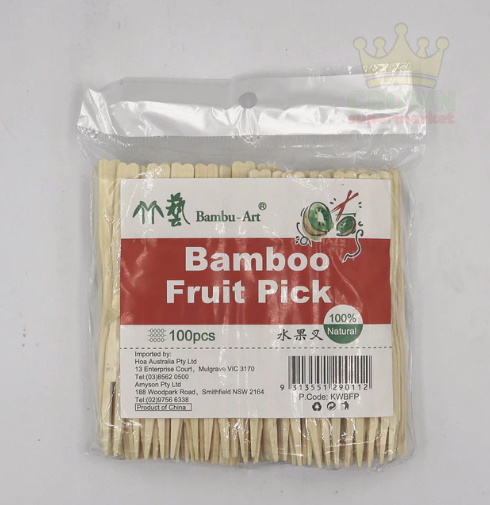 Bambu-Art Bamboo Fruit Pick/100pcs – Davely's Asian Supermarket