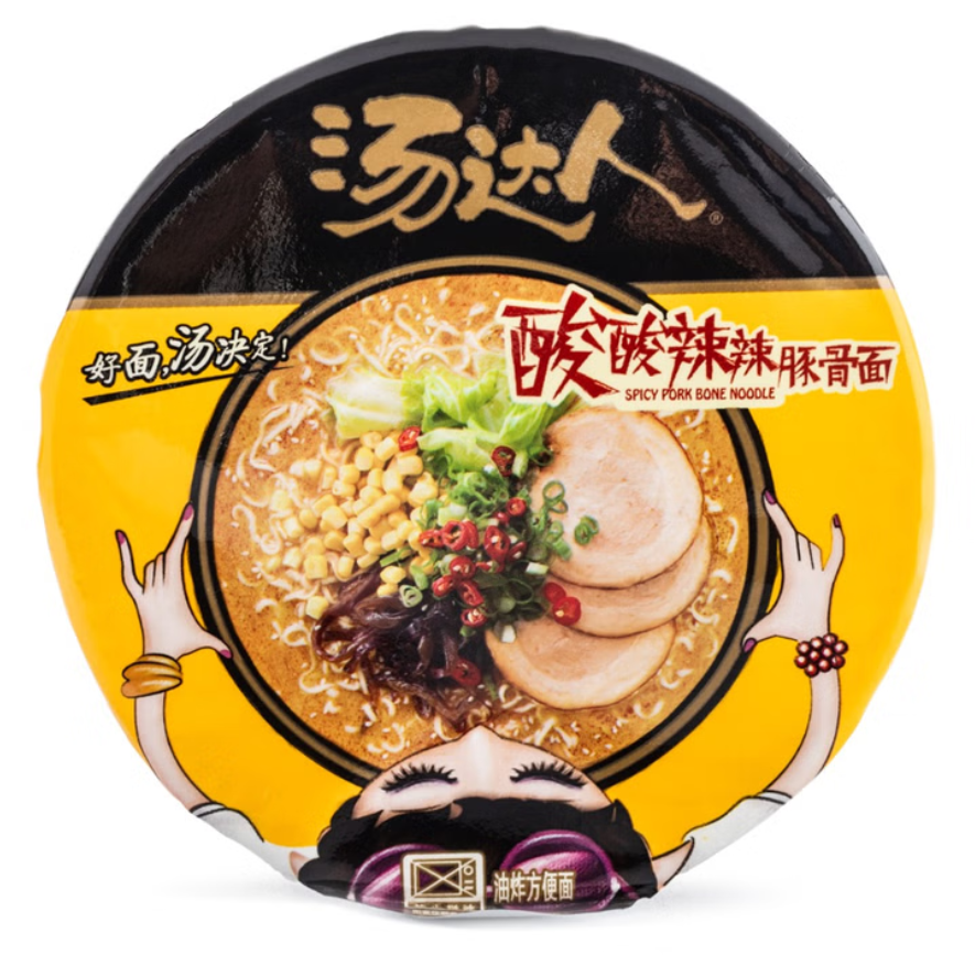 TongYi Tang Da Ren Spicy Pork Bone Noodle/135g – Davely's Asian Supermarket
